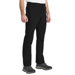Jack Wolfskin Herren Softshellhose "HOLDSTEIG PANTS M", schwarz, Gr. 56, Oberstoff: 70% Polyamid, 20% Polyamid, 10% Elastan; Futter: 100% POLYESTER,