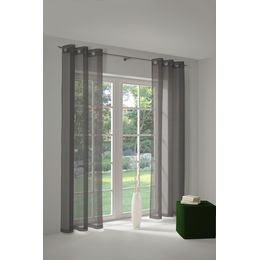 Vorhang WIRTH, B:132cm H:180cm, braun, Obermaterial: 66% Polyester, 34% Baumwolle, Wohnzimmer, Gardinen, "LORCA"