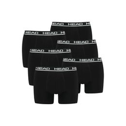 Head Herren Boxershorts "Boxershort Basic Boxer 2P 6er Pack", Gr. XL, schwarz, Obermaterial: 95% Baumwolle CO. 5% Elasthan EL., Unterhosen