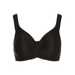 SuSa Damen B&uuml;gelloser BH "BH ohne B&uuml;gel Porto", Gr. 90, schwarz, Stoff, Obermaterial: 43% Polyester PES. 41% Polyamid PA. 16% Elasthan EL., BHs