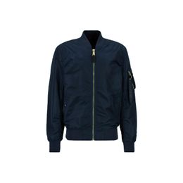 Herren Bomberjacke "MA-1 VF Light", blau, Gr. XS, Alpha Industries, Obermaterial: 100% Nylon, Futter: 100% Nylon, Jacken