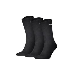 Puma Herren Kurzsocken "Socken 3er Pack", Gr. 47, schwarz, Obermaterial: 65% Baumwolle CO. 28% Polyester PES. 5% Polyamid PA. 2% Elasthan EL., Socken