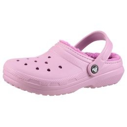 Crocs Kinder Clog "Kids Classic Lined Clog", Gr. 32, lila, Croslite , Schuhe, Hausschuh, Pantoffel, Schlappen mit Warmfutter