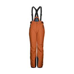 Killtec M&auml;dchen Skihose "KSW 214 BYS SKI PNTS", braun, Gr. 152, Obermaterial: 100% Polyester;Futter: 100% Polyester;F&uuml;llung: 100% Polyester, Hosen,
