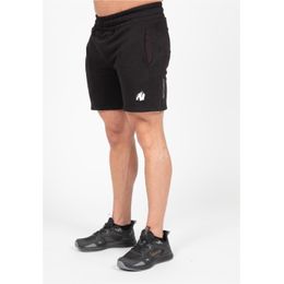 GORILLA WEAR Herren Shorts "Classic", schwarz, Gr. M, unifarben, 60% Baumwolle, 40% Polyester, Hosen, aus weichem, dehnbarem Material
