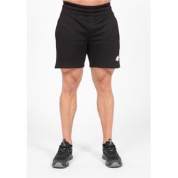 GORILLA WEAR Herren Shorts "Leon", schwarz, Gr. XXXL, unifarben, 60% Baumwolle, 40% Polyester, Hosen, aus weichem, dehnbarem Material