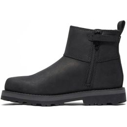 Timberland M&auml;dchen Chelseaboots "COURMA KIDMID CHELSEA BOOT", Gr. 40, schwarz, Leder, Schuhe, Stiefelette, Winterschuhe, Ankle Boots