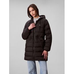 Damen Steppmantel "LGHTWGHT LG MD LNGTH", schwarz, Gr. XS, Calvin Klein Jeans, unifarben, Web, Obermaterial: 100% Polyamid, M&auml;ntel, Mit