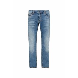 CAMP DAVID Herren Comfort-fit-Jeans, blau, Gr. 30, Abriebeffekte, Material: 98% Baumwolle, 2% Elasthan, Zusatz: Enth&auml;lt nichttextile Teile tierischen