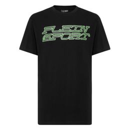 Plein Sport Herren T-Shirt "Tiger", gr&uuml;n, Gr. L, Obermaterial: 100% Baumwolle, Shirts