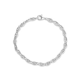 Firetti Herren Armband "Schmuck Geschenk Silber 925 Armschmuck Armkette Schiffsanker", 21, Silber 925 (Sterlingsilber), silber, Silber 925