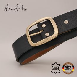 AnnaMatoni Damen Lederg&uuml;rtel "AnnaMatoni Lederg&uuml;rtel Zia Lederg&uuml;rtel Zia", blau, Gr. 120, 100% Leder, G&uuml;rtel