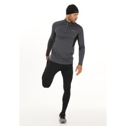Endurance Herren Lauftights "ZANE", schwarz, Gr. L, unifarben, 90% Polyester, 10% Elasthan, Hosen, mit Windblocker-Material