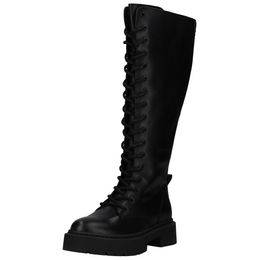 Steve Madden Damen Schn&uuml;rstiefel "Steve Madden Stiefel Leder", Gr. 40, schwarz, Leder, Schuhe