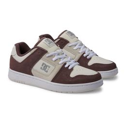 DC Shoes Damen Sneaker "Manteca 4", Gr. 5,5, weiß, 53.02% Leder, 46.98% Synthetikmaterial, Schuhe