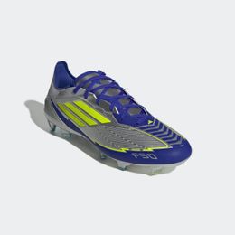 Damen Fu&szlig;ballschuh "F50 PRO MESSI FG", adidas Performance, Gr. 42, gelb, Synthetik, Textil, Schuhe, f&uuml;r Rasenpl&auml;tze