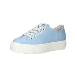 Paul Green Damen Sneaker "Paul Green Sneaker Leder", Gr. 40,5hellblau, Leder, Schuhe