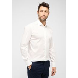 Eterna Herren Langarmhemd "MODERN FIT", beige, Gr. 46, Twill, 70% cotton, 4% Elasthan, 26% Polyamid, Hemden, EASY IRON (b&uuml;gelleicht)