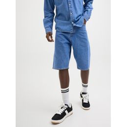 Jack & Jones JACK & JONES Herren Bermudas "JJIRON JJORIGINAL SHORTS MF 328 SN"blau denim detail:sq 731, Gr. M, unifarben, Denim/Jeans, Obermaterial: 100%