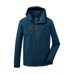 Killtec Herren Softshelljacke "KOW 163 MN SFTSHLL JCKT", blau, Gr. S, Oberstoff: Oberseite: 100% Polyester, R&uuml;ckseite: 100% Polyester, Futter: 100%
