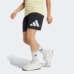 Jungen Shorts "ESSENTIALS KIDS", schwarz-wei&szlig;, Gr. 152, adidas Sportswear, Obermaterial: 100% Baumwolle, Hosen