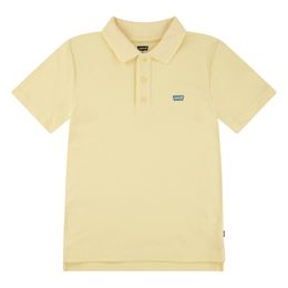 LEVI'S KIDS Jungen Poloshirt "LVB BACK NECK TAPE POLO", gold, Gr. 5, Single Jersey, Obermaterial: 100% Baumwolle, Shirts, for BOYS