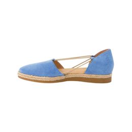 Paul Green Damen Riemchenballerina "Paul Green Halbschuhe Veloursleder", Gr. 40,5pacific, Veloursleder, Schuhe