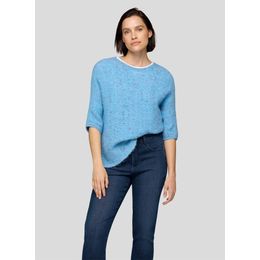 Rabe Damen Strickpullover "Pullover", blau, Gr. 48, unifarben, 33%Polyacryl, 30%Alpaka, 17%Polyamid, 11%Wolle, 6%Baumwolle, 2%Polyester, 1%Elastan,
