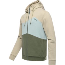 Ragwear Herren Kapuzensweatjacke "Wilso", gr&uuml;n, Gr. S, Sweatware, Material: 70% Baumwolle, 30% Polyester, Sweatjacken, Herren Basic Sweatjacke im