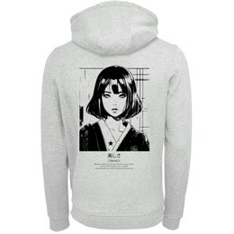 F4NT4STIC Damen Kapuzenpullover "Anime Beauty Girl", grau, Gr. XL, Obermaterial: 65% Baumwolle, 35% Polyester, Pullover, Hoodie, Warm, Bequem