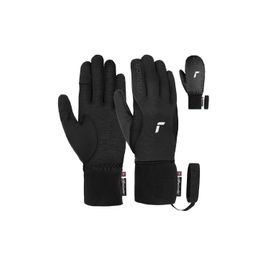 Reusch Damen Skihandschuhe "Baffin TOUCH-TEC ", silber, Gr. 10, mehrfarbig, 93% Polyester, 6% Polyamid, 1% Elasthan, Handschuhe, mit praktischer