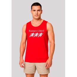 F4NT4STIC Damen Muskelshirt "Sports Runners United Tanktop", rot, Gr. S, Obermaterial: 100% Polyester, Shirts, Sport Shirt