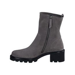 Paul Green Damen Stiefelette "Paul Green Stiefelette Veloursleder", Gr. 42, grau, Veloursleder, Schuhe