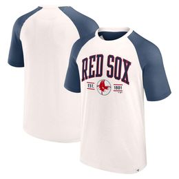 Fanatics Damen T-Shirt "Fanatics Shirt Boston Red Sox Fanatics Heritage Biblend SS", weiß, Gr. XXL, 60% Baumwolle, 40% Polyester, Shirts
