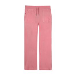 Juicy Couture Kinder Sweathose "DEL RAY TRACK PANTS Damen", rosa, Gr. L, 95% POLYESTER, 5% ELASTAN, Hosen, Trainingshose Damen, Sweathose, Velour,