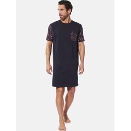 Babista Damen Pyjama "Nachthemd BELVIAN", Gr. Mdunkelblau, Obermaterial: 100% Baumwolle CO., Homewear-Sets