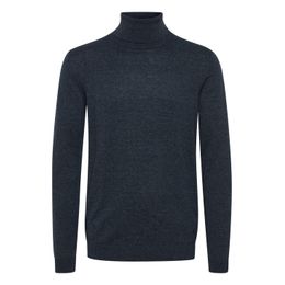 11 Project Herren Strickfleece-Pullover "Strickpullover PRIngbert", blau, Gr. L, Obermaterial: 50% Baumwolle CO. 50% Polyacryl PAN., Pullover