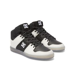 DC Shoes Herren Skateschuh "DC Cure", Gr. 7, schwarz, Obermaterial: Leder [Kuh] / Futter: Textil / Au&szlig;ensohle: Gummi, Schuhe