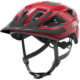 Abus Fahrradhelm "Aduro 3.0 LED", M, rot, Helme