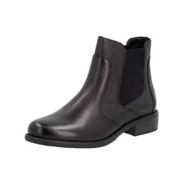 Remonte Damen Stiefelette "Remonte Stiefelette Leder/Textil", Gr. 39, schwarz, Leder, Textil, Schuhe