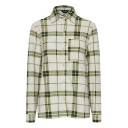 oxmo Damen Fleecejacke "Fleecejacke OXChia", gr&uuml;n, Gr. XXL, Obermaterial: 100% Polyester PES., Jacken