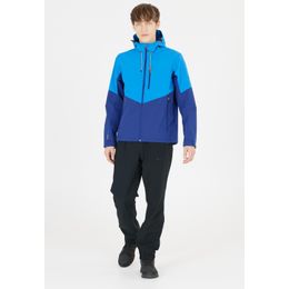 WHISTLER Herren Softshelljacke "RODNEY", blau, Gr. XL, mehrfarbig, unifarben, 100% Polyester, Jacken, mit wind- und wasserdichter Membran