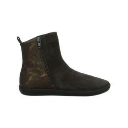Think! THINK Damen Stiefelette "Think Stiefelette Veloursleder/Textil", Gr. 37,5, braun, Textil, Veloursleder, Schuhe