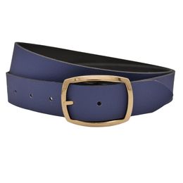 AnnaMatoni Damen Lederg&uuml;rtel "AnnaMatoni Lederg&uuml;rtel mp Lederg&uuml;rtel mp", blau, Gr. 125, 100% Leder, G&uuml;rtel