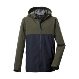Killtec Jungen Softshelljacke "KOS 219 BYS SFTSHLL JCKT", gr&uuml;n, Gr. 140, Oberstoff: Oberseite: 100% Polyester, R&uuml;ckseite: 100% Polyester, Jacken,