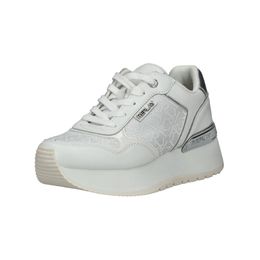Replay Damen Sneaker "Replay Sneaker Leder/Textil", Gr. 36, silber, Leder, Textil, Schuhe
