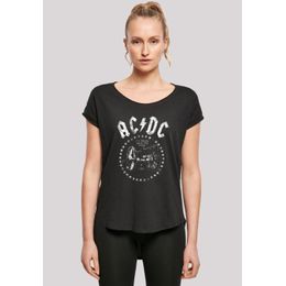 T-Shirt F4NT4STIC "ACDC We Salute You Cannon", Damen, Gr. L, schwarz, Obermaterial: 100% Baumwolle, regular fit, Rundhals, ohne B&uuml;ndchen, Shirts T-Shirt, Premium Qualit&auml;t