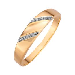Lady Damen Fingerring, 18, Gold Metall, gold, Gold, Metall, Fingerringe