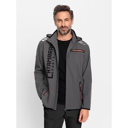 Catamaran Herren Softshelljacke, grau, Gr. 48, unifarben, 94% Polyester, 6% Elasthan, Jacken