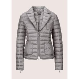 Madeleine Mode MADELEINE Damen Steppjacke "Steppjacke Wattierte Damenjacke mit sportivem Touch", grau, Gr. 38, Obermaterial: 100% Polyamid PA., Jacken